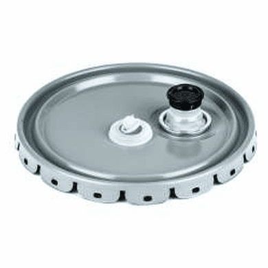 Clear Phenolic Lined 5 Gallon Open-Head Steel Pails & Covers Gray 8OH5 ...