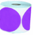 Colored Circle Labels 4" 500 Per Roll Purple