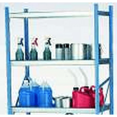 Industrial Containment Storage Shelves | 4 Shelf System | 36 Inch X 18 ...