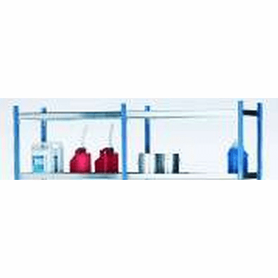 Industrial Containment Storage Shelves | 8 Shelf System | 72 x 18 x 84