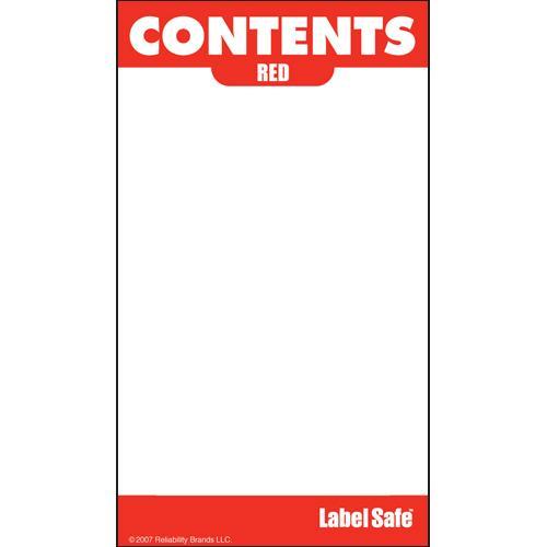 Content Labels, 10 Pack, For Oil Safe® Color Coded Lids