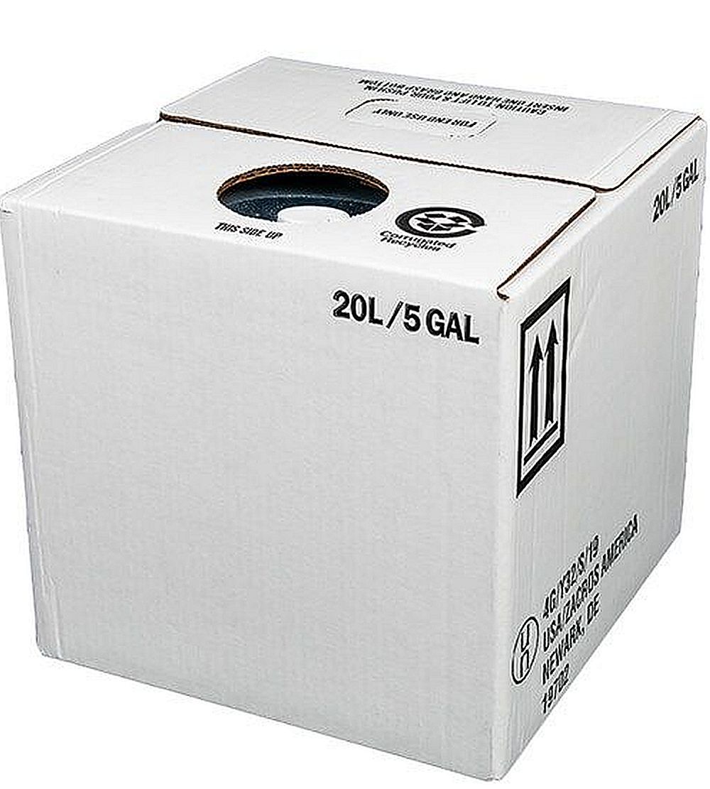 Corrugated Cardboard Carton For 5 Gallon Cubitainer® | Unassembled