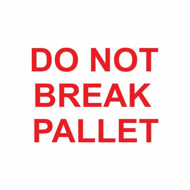 Do Not Break Pallet 3 x 5 500 Pack