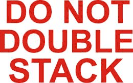 Do Not Double Stack 2 x 3 500 Pack