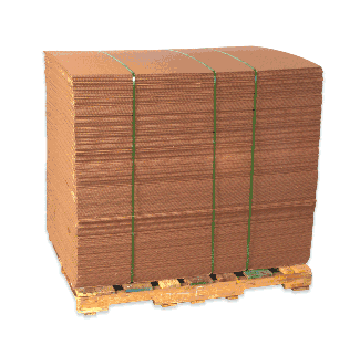 Double Wall Corrugated Cardboard Sheets 48" x 96", 10 Bundle Pack