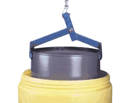 Drum & Pail Lifter, 18"-26" Dia.-for Steel, Plastic, or Fiber