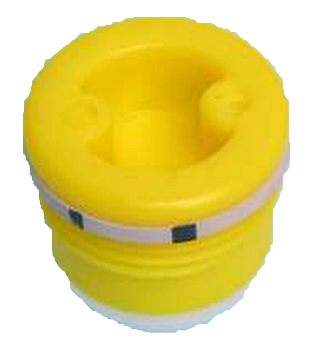Dual-Action Drum Bung Cap Vent Plug Octagonal Polypropylene 3/4" NPS 10 ...