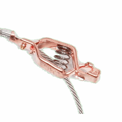 Dual Alligator Clips Grounding Bonding Wires Prevent Static Sparks 3'