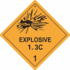 Explosive 1.3C 1 D.O.T. Label, As Low As .6¢ Each