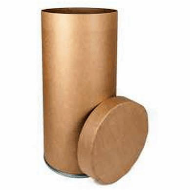 Fluorescent Light Recycling Corrugated Cardboard Tube Drums | 4 Foot | 4 Pk