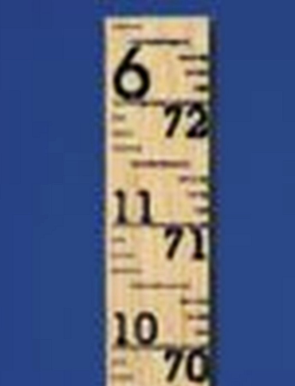 Folding Poles Hardwood Gauge Poles - Calibrated to 14 ft | 2 Sections ...