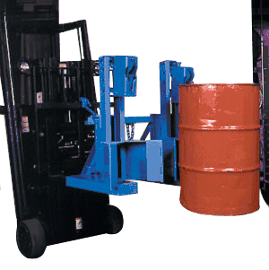 Fork Mount Model, Single Drum, Dual Grabber Head Drum Grabber