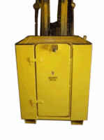 Forkliftable Work Platform Tool Locker
