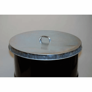 Galvanized Steel Drum Covers for 55 Gallon Open-Head Barrel 26 Gauge ...