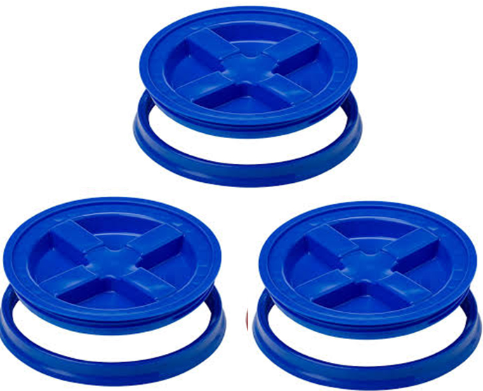 5 Gallon Container With Lid Gamma Seal Containers Gamma Seal Lid, Red ...