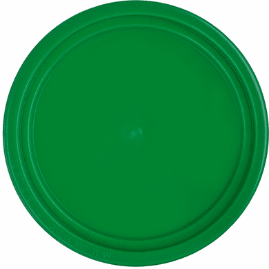 Green 5 Gallon Buckets and Flat Lids Food Grade Combo 6 Pack Special ...