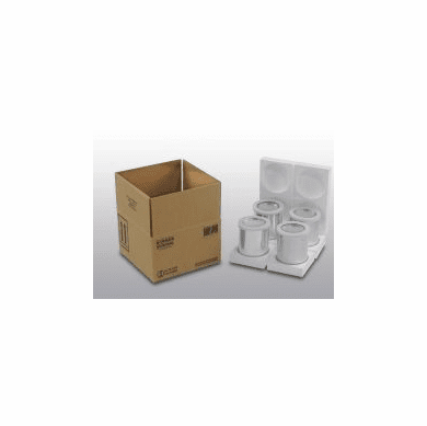 Hazmat UN 4G Packaging with Foam, 4-1 Quart Cans and Lids