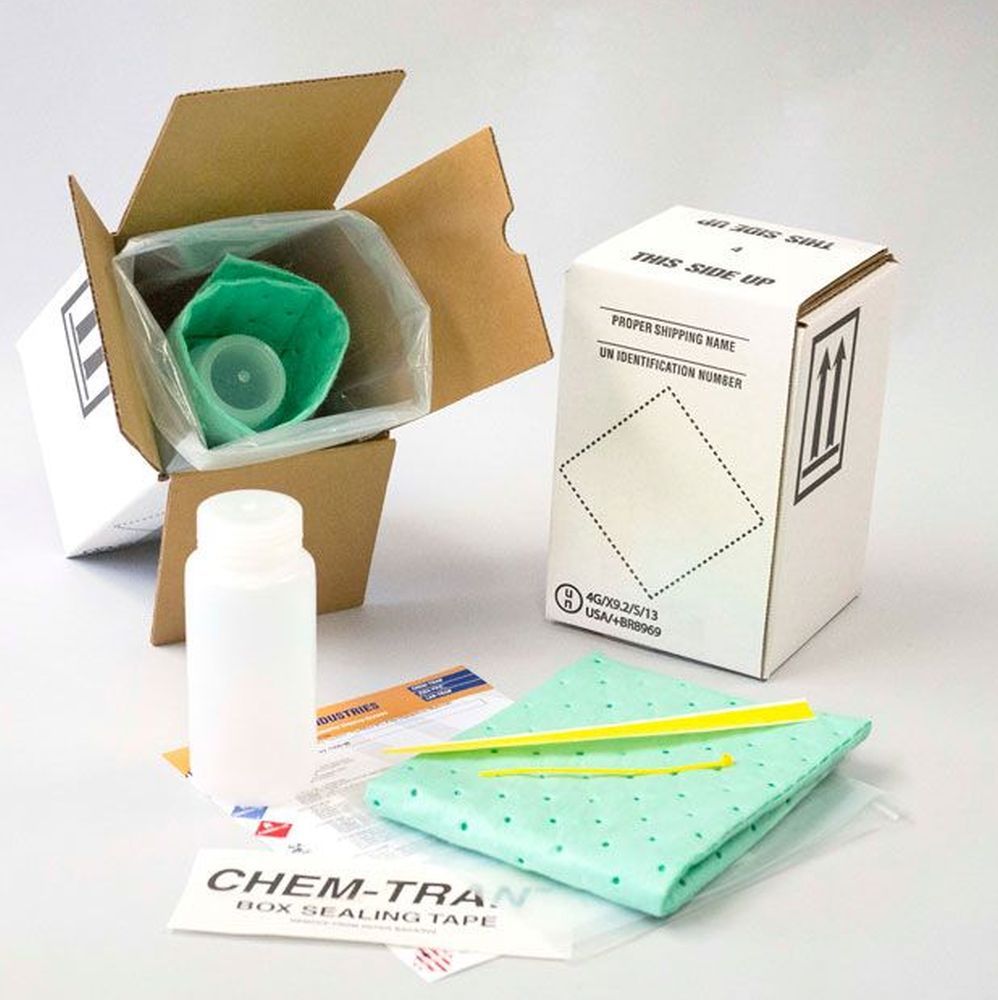 Hazmat UN 4G Packaging with Nalgene 1-16 oz Bottle