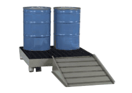 Heavy Duty Steel Spill Platform Forkliftable Ramp