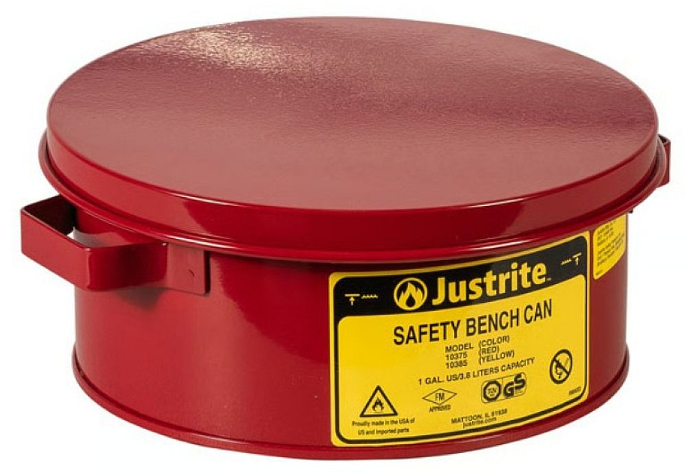 Justrite Safety Bench Can 1 gallon