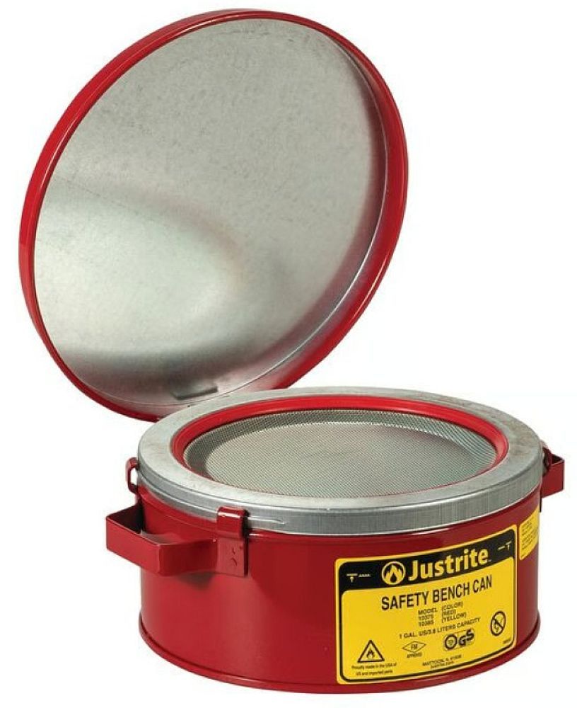 Justrite Safety Bench Can 1 gallon