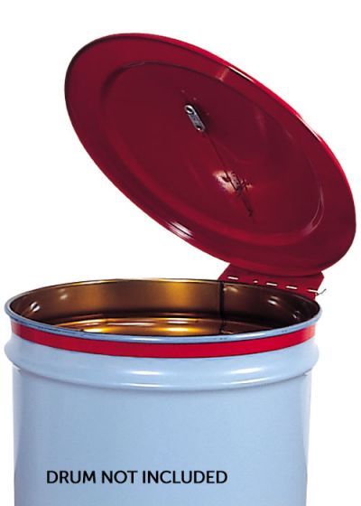Justrite ® Self-close Drum Cover 55 Gallon