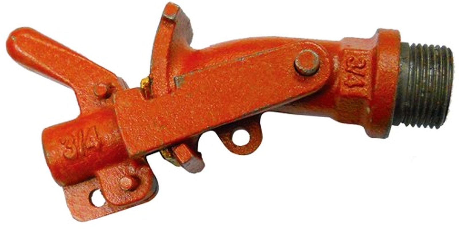 Cast Iron Gate Valve - Lock Nut - 3/4 Inch NPT Inlet | Standard Handle ...