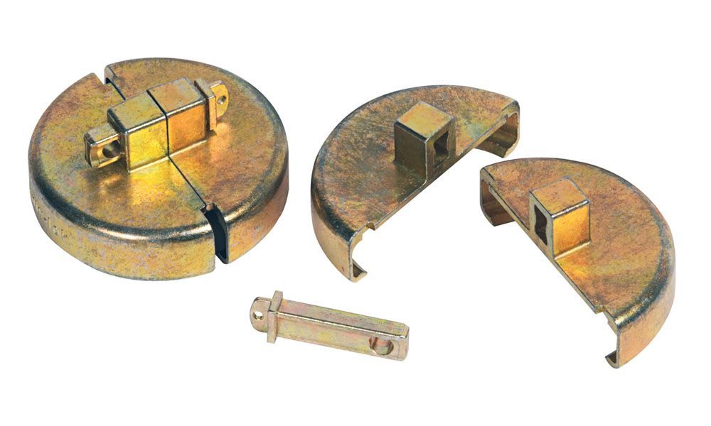 Locking plugs for 2" inch bung holes in plastic drums, set of 2