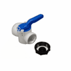 Mauser IBC Tote Valve with 2" buttress outlet and Viton gasket