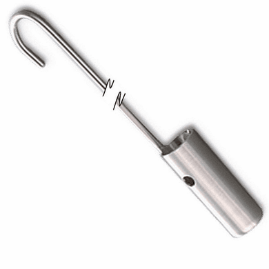 Multi-Purpose Stainless Steel Dipper 30" 20 ml .67 of an Oz
