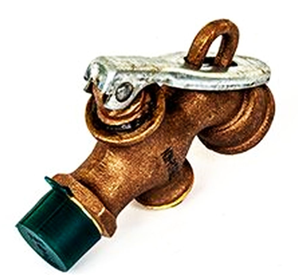 Female Thread Outlet Solid Brass Drum Faucet NPT Inlet | 3/4 inch