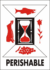 Perishable International Label 3 x 4 500 Lables per Roll