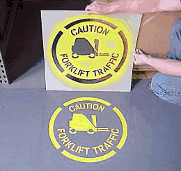 PolyTough Stencils DANGER CONFINED SPACE