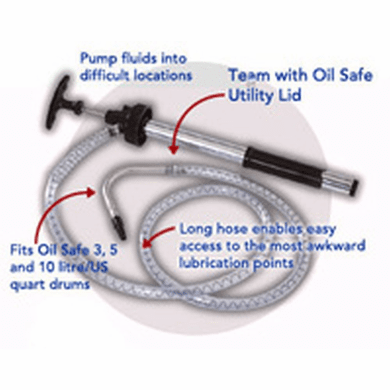 Pump For 3,5 &10 Quart Oil Safe® Lubrication Containers