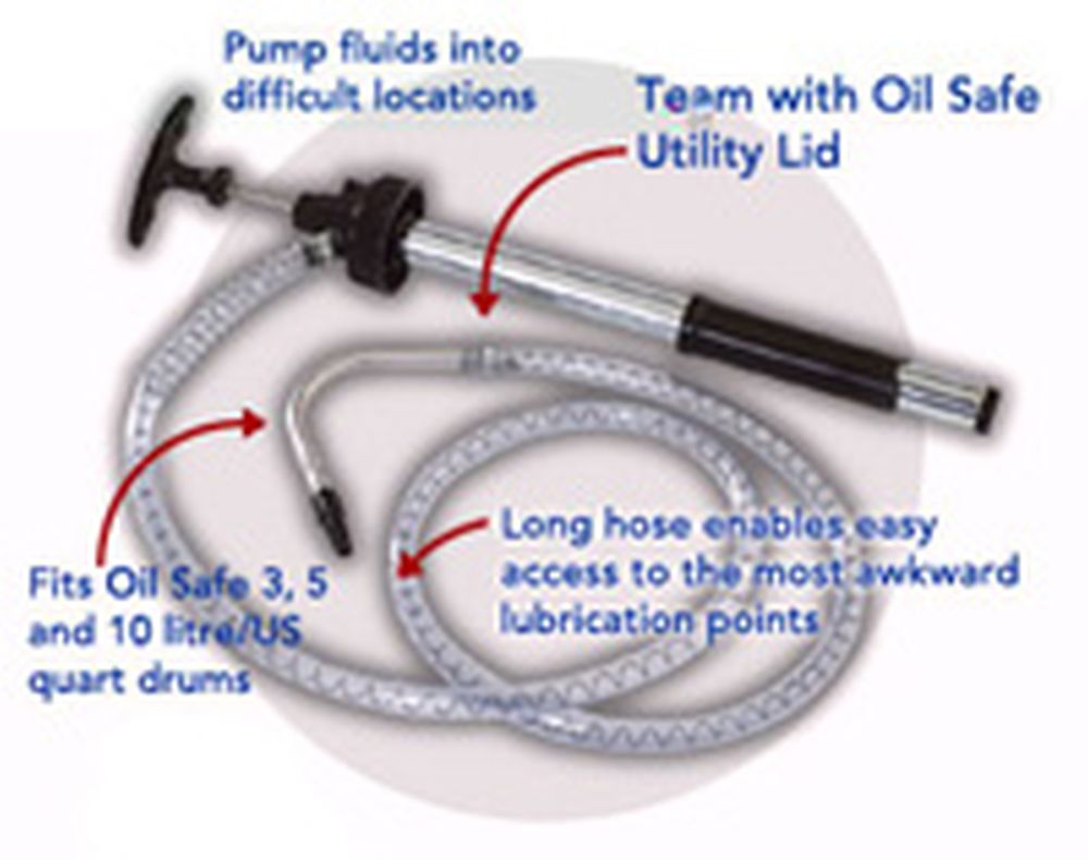 Pump For 3,5 &10 Quart Oil Safe® Lubrication Containers