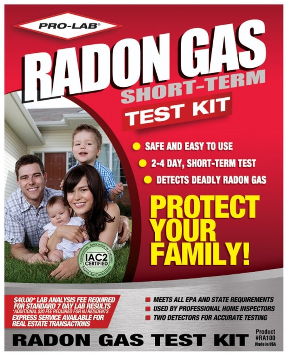 Radon Gas Test Kit