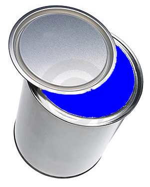 Rollmaster Striping Machine Blue Traffic Paint 1 Gallon