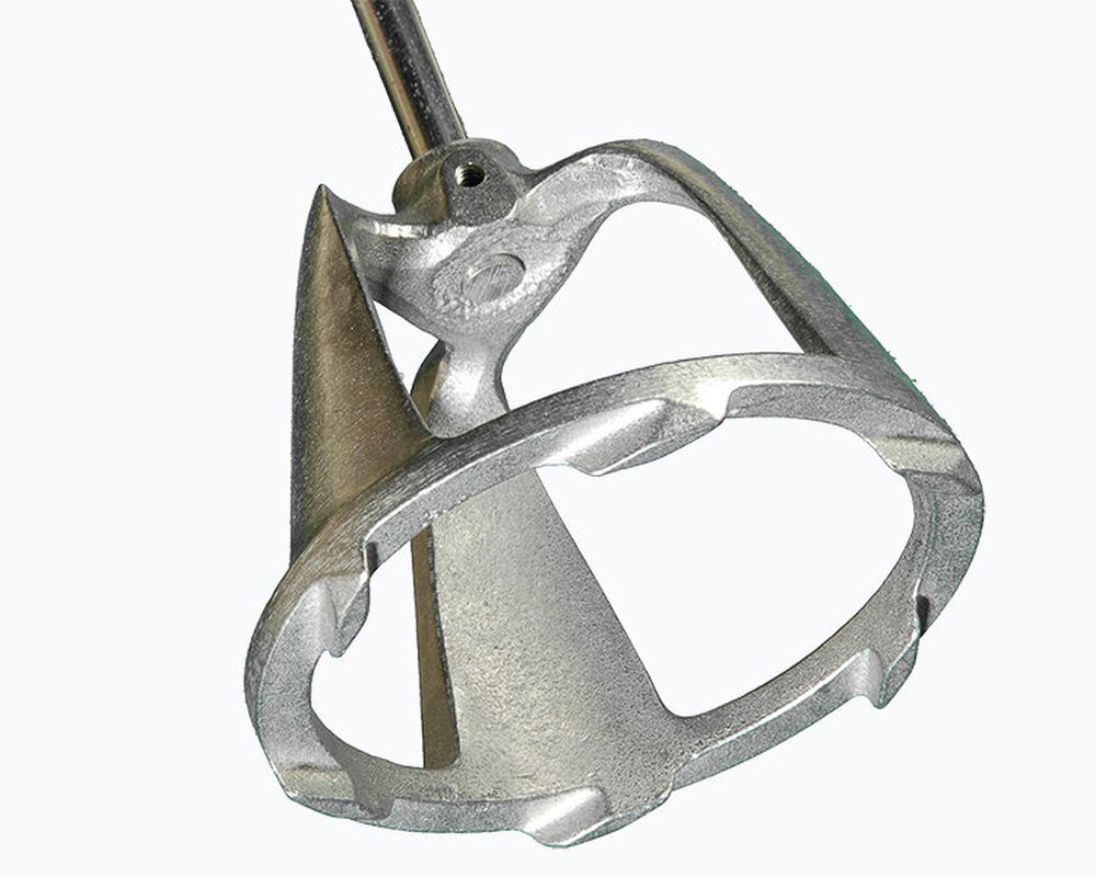 Round Zinc Aluminum Mixer Blade 5-55 Gal Bucket or Drum | 5-3/4" Head x ...