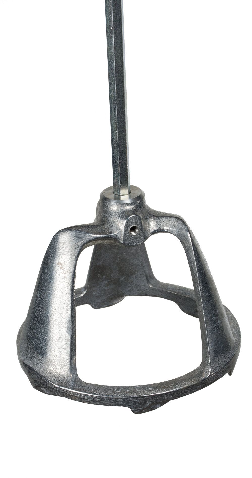 Round Zinc Aluminum Mixer Blade for 55 Gal Barrel | Head:4 1/2" x Head ...