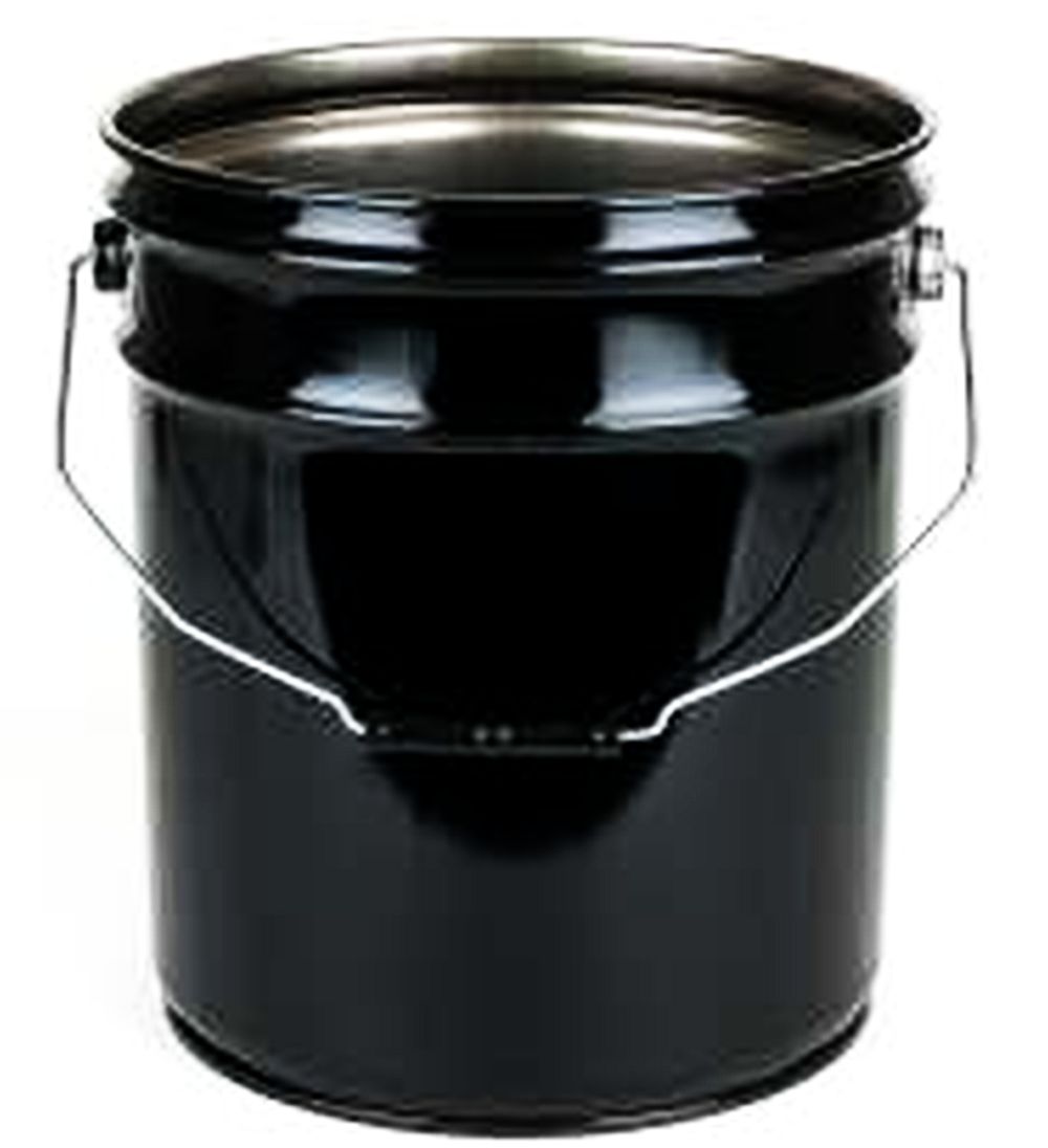 Rust-Inhibitor Unlined 5 Gallon Open-Head Steel Pails