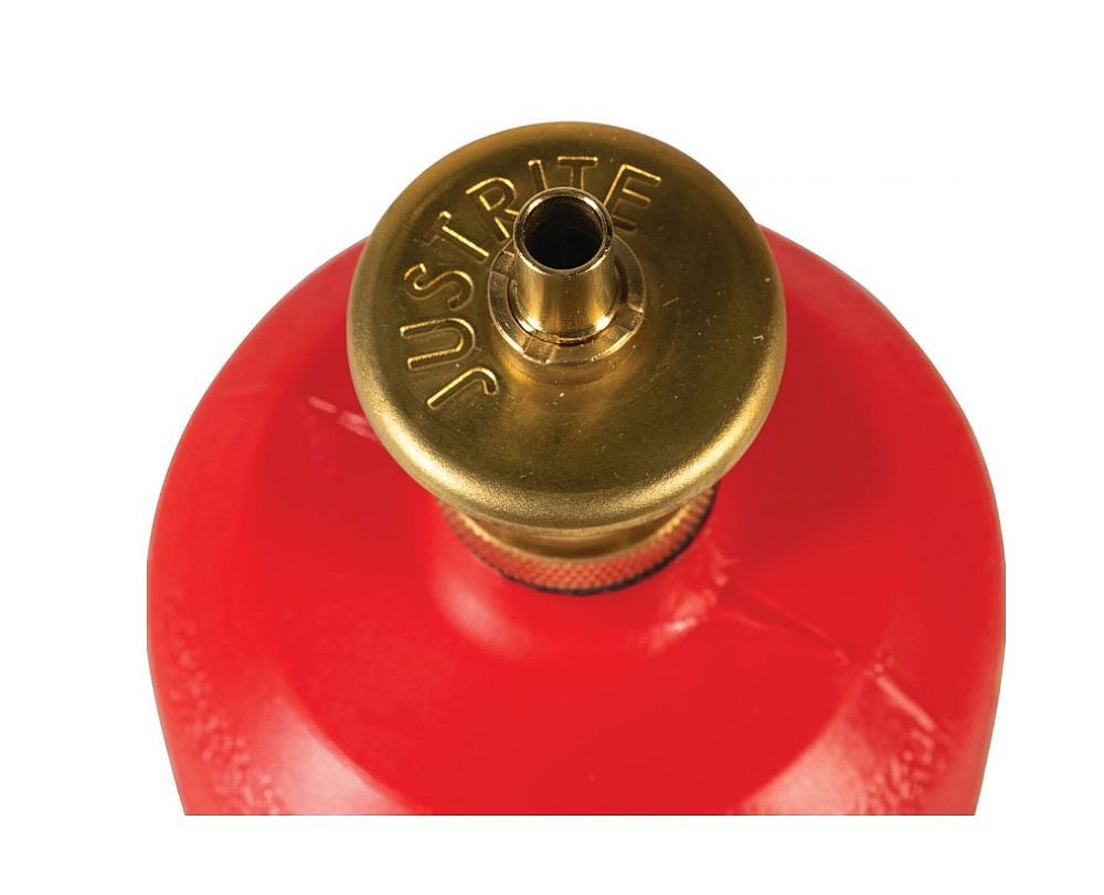 Safety Dispenser Cans Allow One-Hand Operation 8 oz. Red
