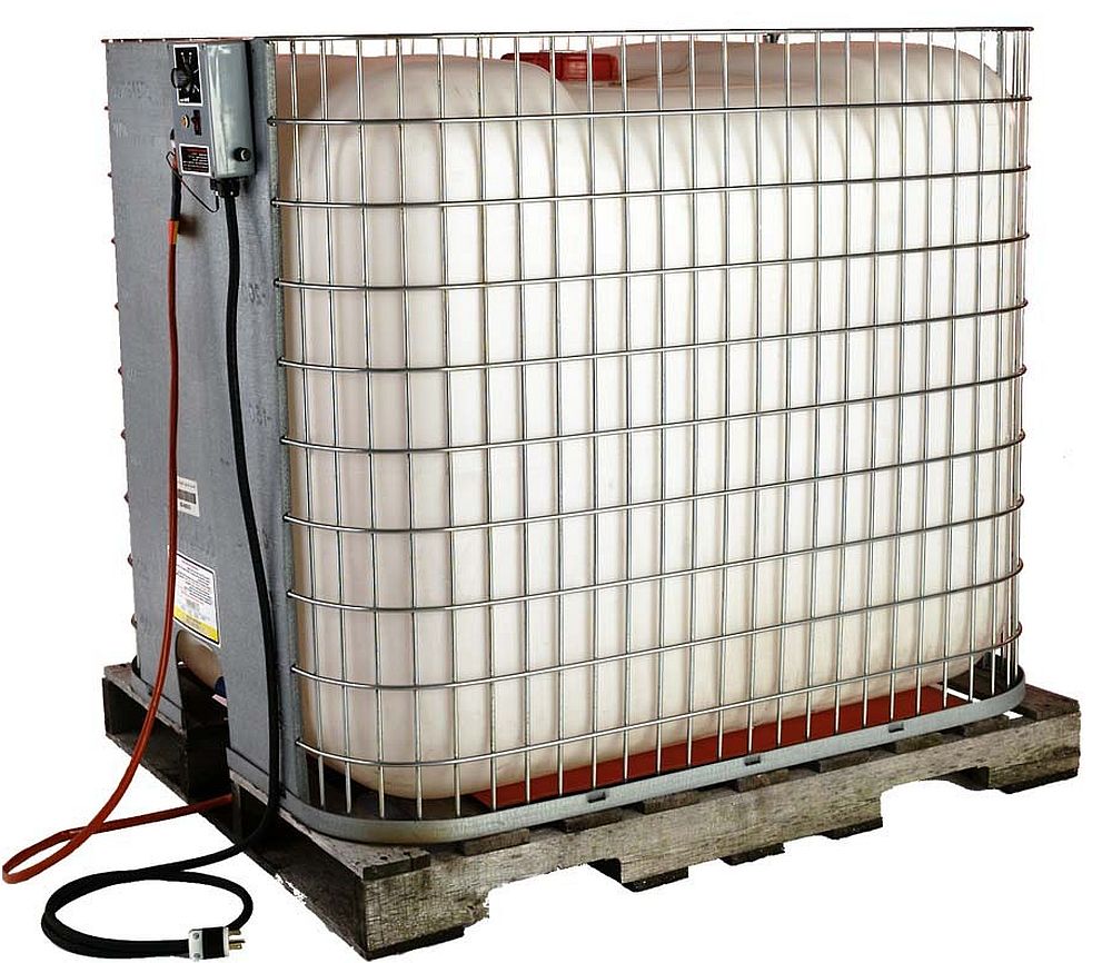 Silicone IBC Tote Heater 120v 1600w 0°C to 80°C Free Shipping