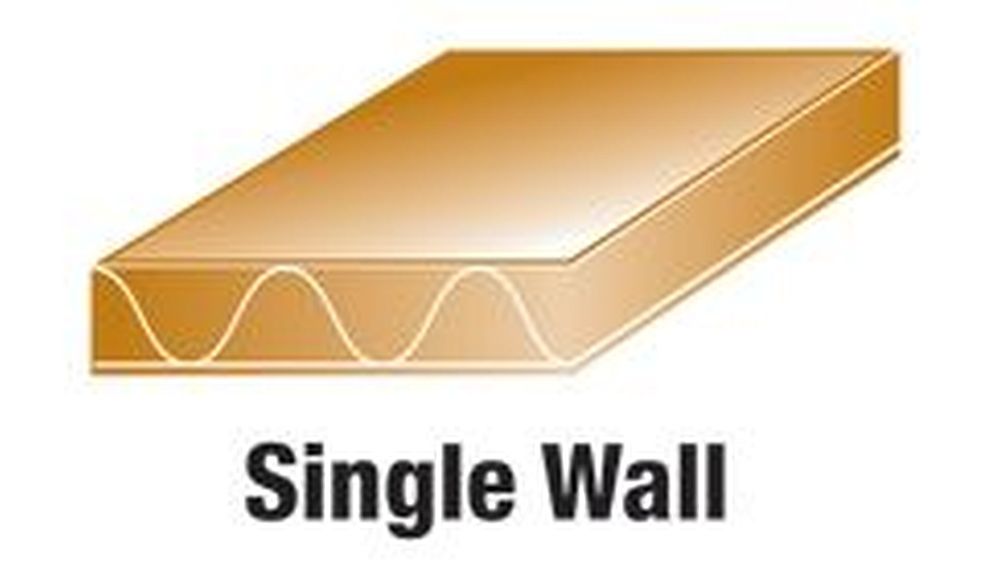 Single Wall Corrugated Cardboard Sheets 24" x 48", 10 Bundle Pack