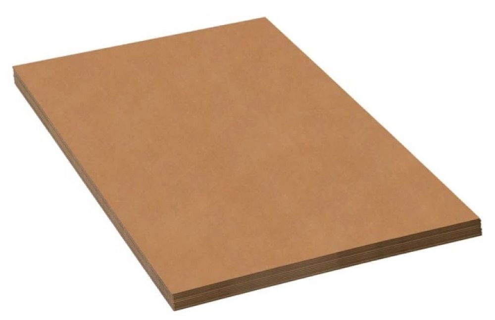 Single Wall Corrugated Cardboard Sheets 42" x 48" - 10 Bundle Pack