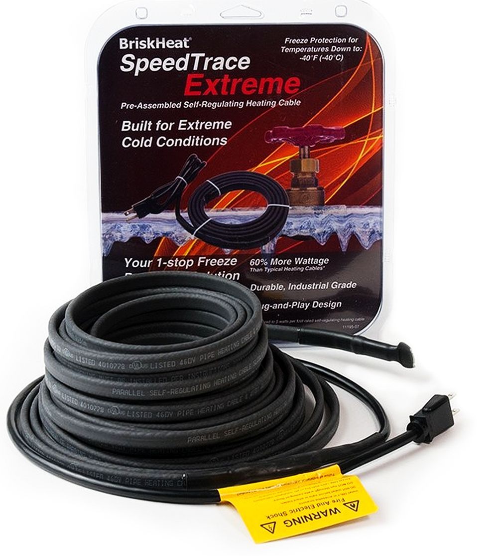 SpeedTrace Self-Regulating Heating Cable SpeedTrace Extreme 110-120v 6 ft