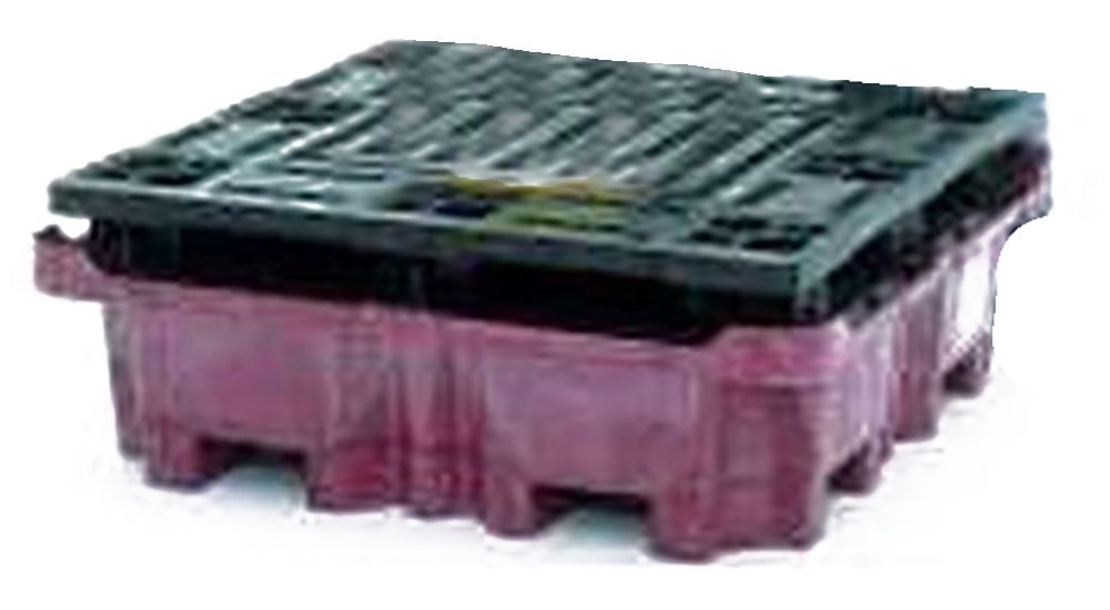 SpillKing Spill Containment System Flat Deck Pallet 51 x 51 x 17 1/2 ...