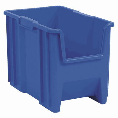 Stak-N-Store Containers-4PK-Blue-SMALL OD:12-1/2"H x 17-1/2"L x 10-7/8"W