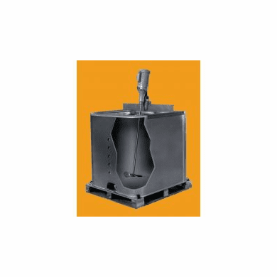 Standard Mixer, Clamp Mount - Bulk Container Mixers 3/4 Hp Air Motor