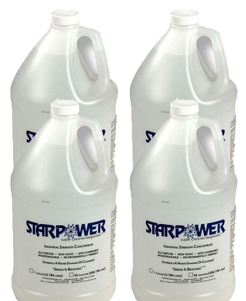 STARPOWER Super Cleaner Degreaser 4 Gallons | USDA Approved | Free Shipping