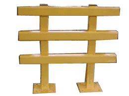 Steel Modular Guard Rail System Base plate